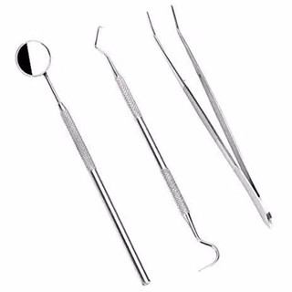 Jual DENTAL KIT isi 3 pieces instrumen dental sonde halfmoon pinset ...