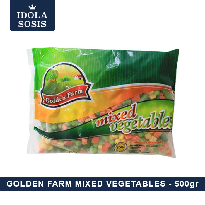 Jual Golden Farm Mixed Vegetable Sayuran Beku 500 gr Indonesia|Shopee ...