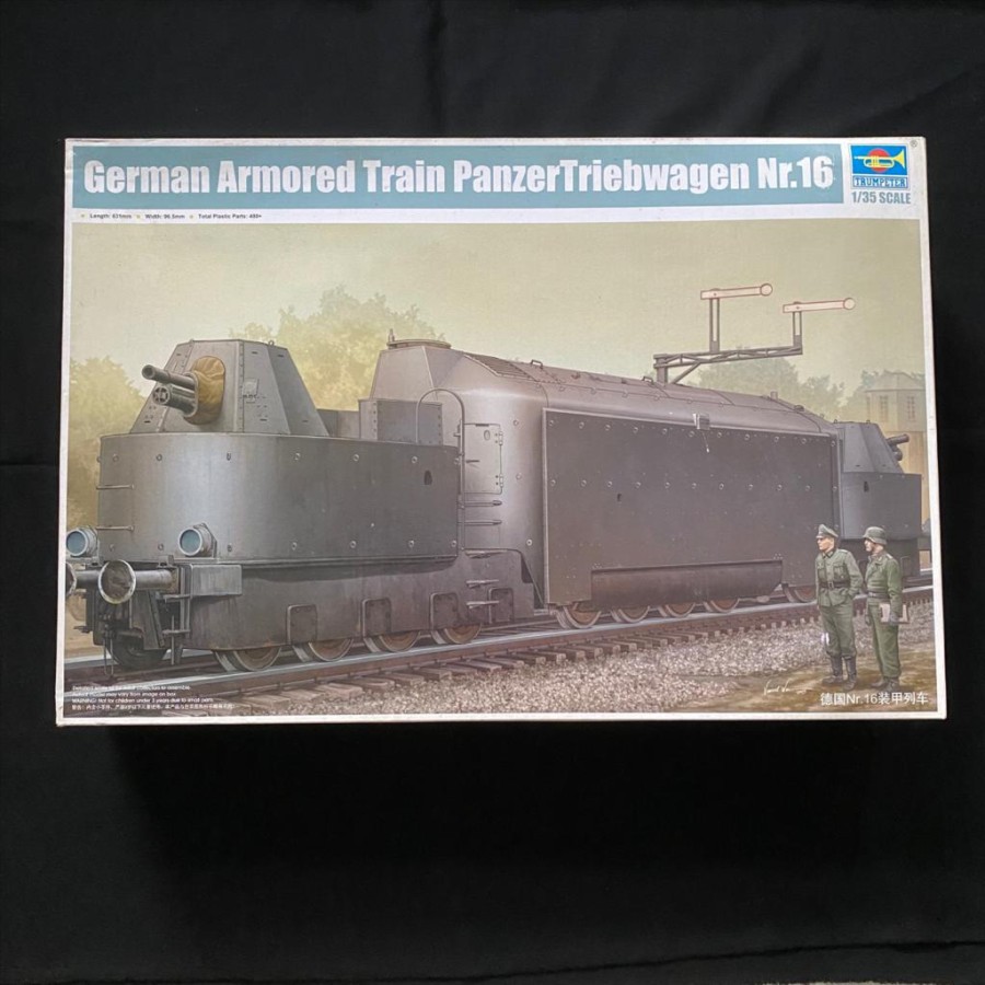 Jual Model Kit Trumpeter German Armored Train PanzerTriebwagen Nr.16 ...