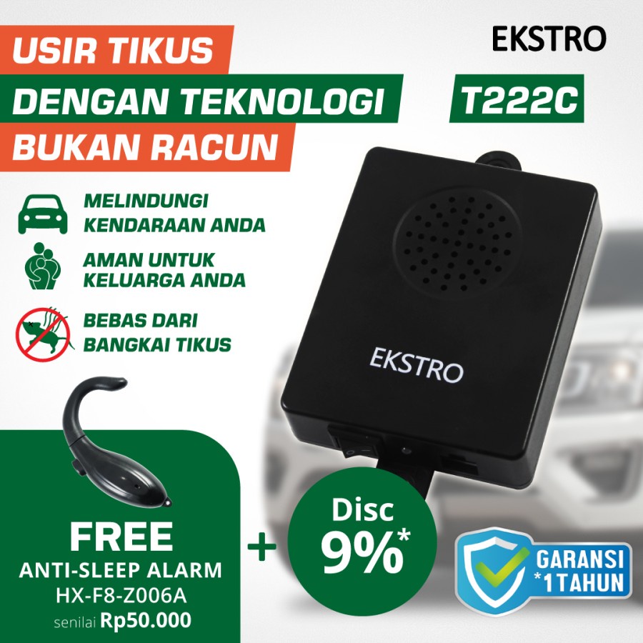 Jual Tissor Extro Pengusir Tikus UltrasonicT222c Tanpa Racun Perangkap Lem | Shopee Indonesia