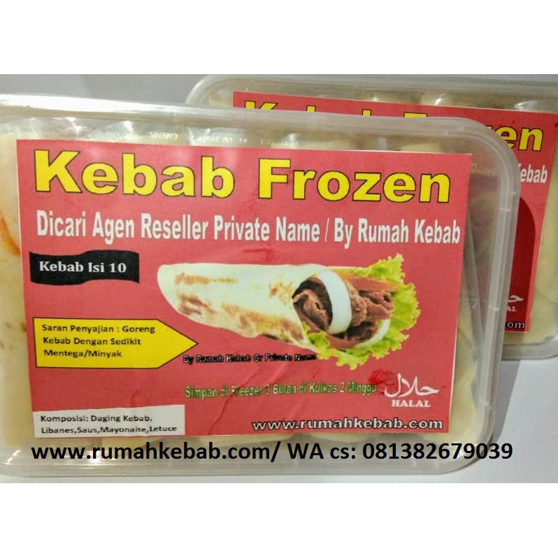 Kebab Frozen Beef Original Mini isi 10 pcs Halal dan lezat | Shopee ...