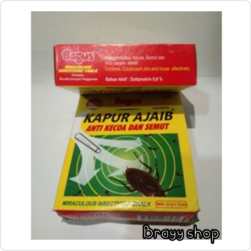 Jual Bagus Kapur ajaib 12 Pcs Anti semut dan kecoa/Basmi semut dan ...