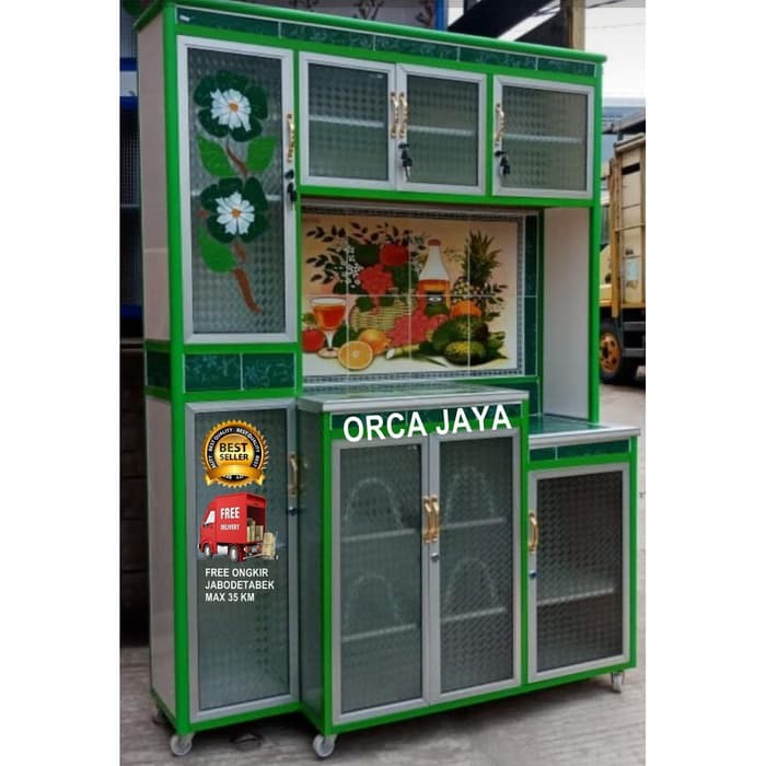 Jual Lemari Piring/Rak Piring 4 Pintu | Shopee Indonesia