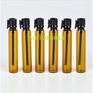 Jual brown bottle vials 2ml perfume sample botol vial contoh parfum ...