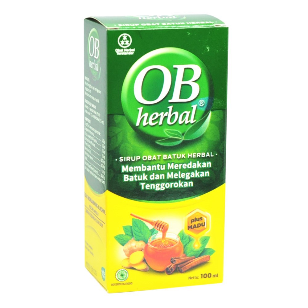 Jual OB OBH Herbal 100 ml - Obat Batuk Herbal Berstandar | Shopee Indonesia