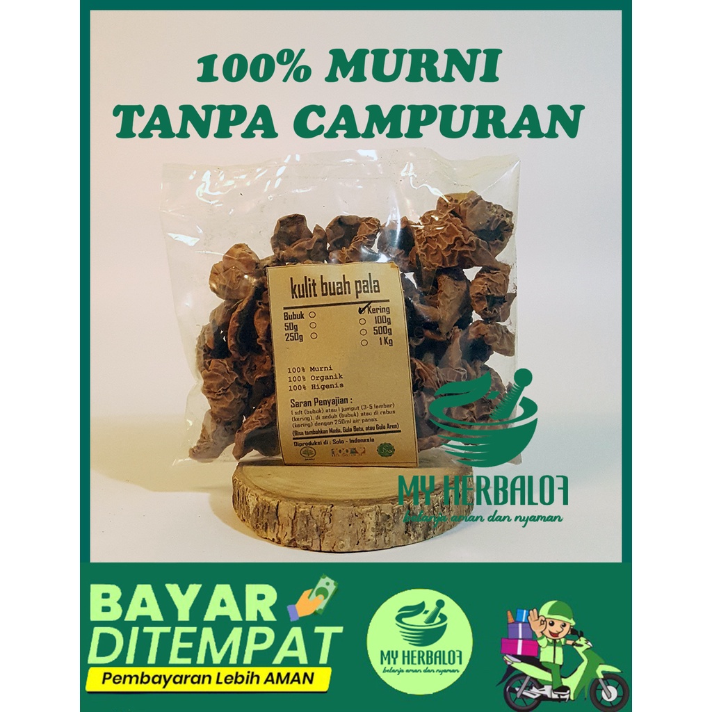 Jual Kulit Buah Pala Polo Kering / Myristica Fragrans / Murni / Jsr ...