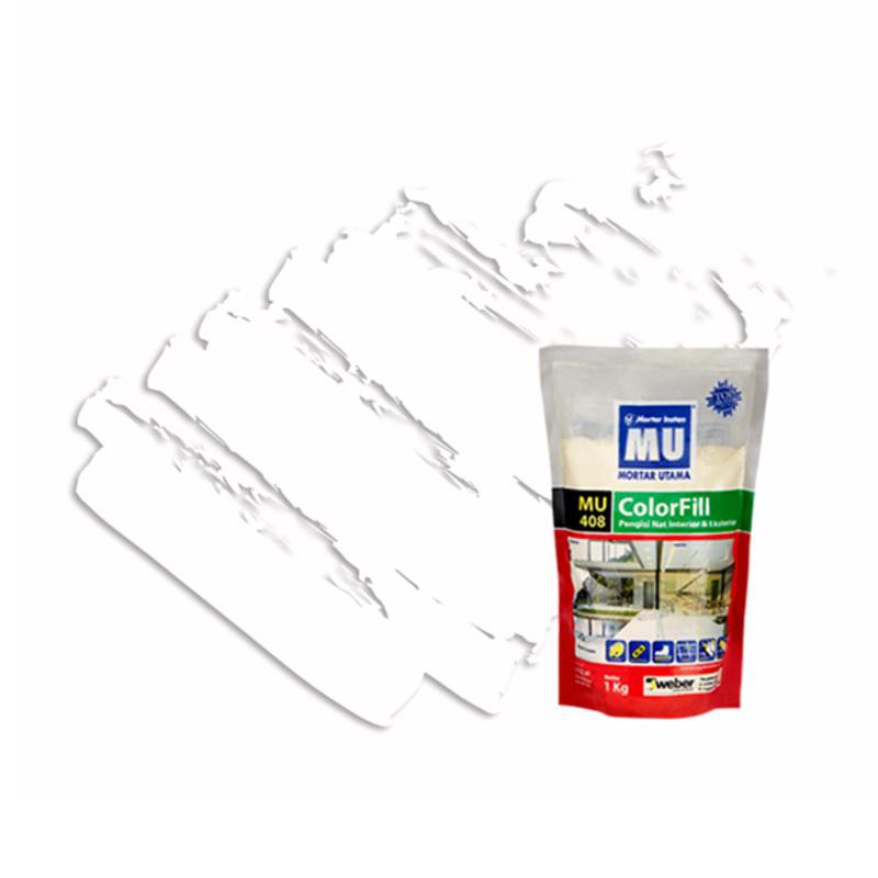 Jual MU 408 PENGISI NAT KERAMIK SUPER WHITE 1KG | Shopee Indonesia