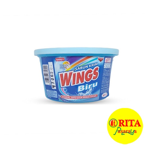Jual Wings Biru Sabun Krim Pot WB1/2 340g | Shopee Indonesia