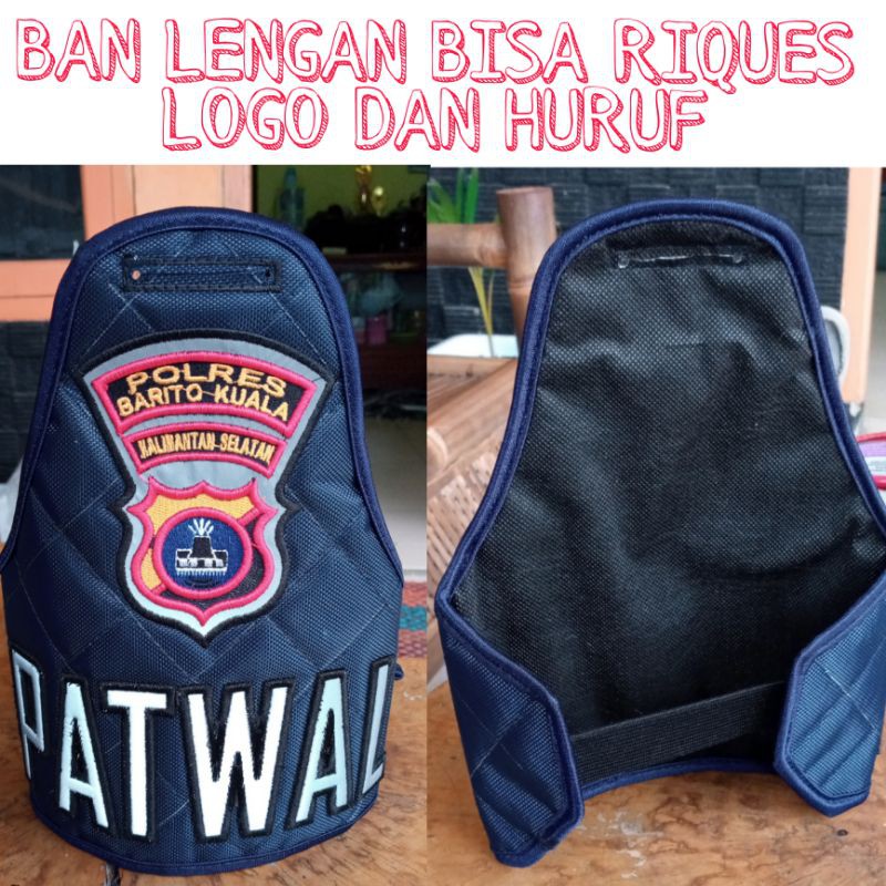 Jual Ban lengan PATWAL bisa Custom logo Polda/Polres | Shopee Indonesia