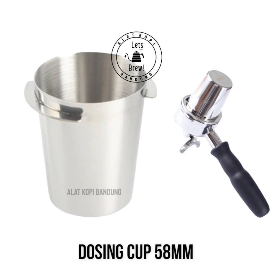 Jual Dosing Cup 58mm Stainless / Dosing Cup Porta 58mm / Cup bubuk Kopi ...