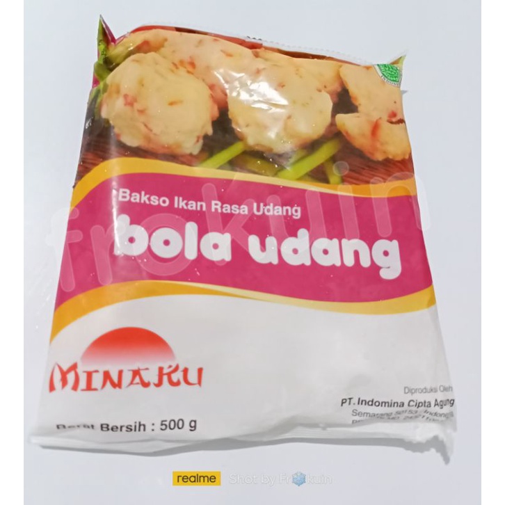 Jual Minaku Bola Udang 500gr - frozen food murah Indonesia|Shopee Indonesia