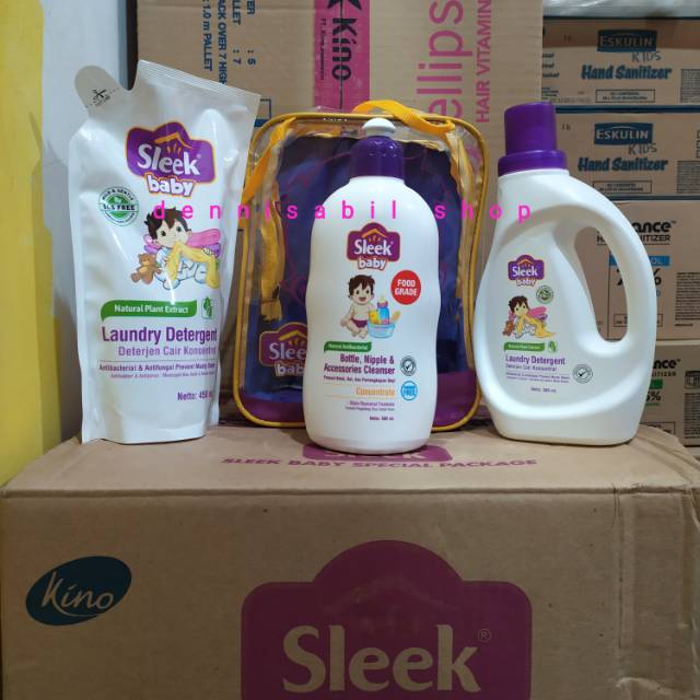 Sleek Baby Special Package / Paket Hemat Sleek Ready Stock | Shopee ...