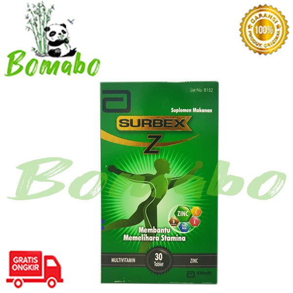Jual SURBEX Z Suplemen untuk Stamina 30 TABLET / MULTIVITAMIN Stamina ...