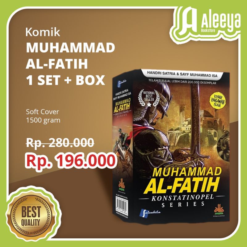 Jual Paket Komik Muhammad Al Fatih Konstatinopel Jilid 1-3 + Box ...