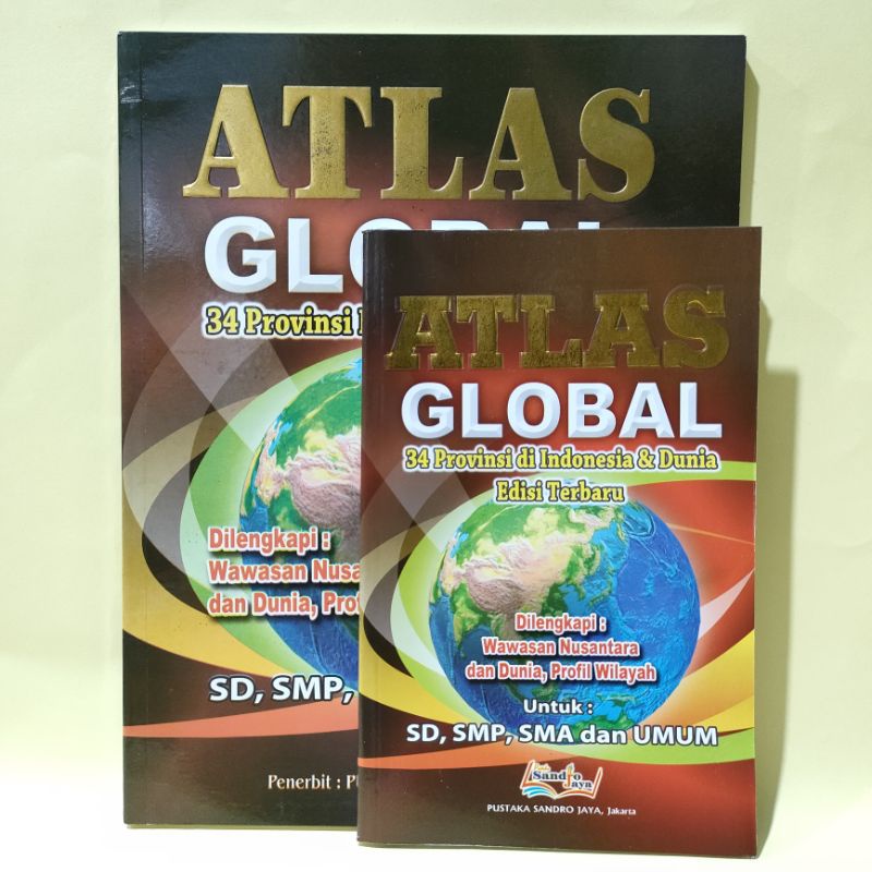 Jual Buku ATLAS GLOBAL Edisi terbaru UNTUK SD-SMP-SMA-UMUM | Shopee ...