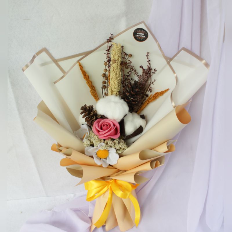 Jual buket bunga wisuda murah / buket bunga rustik / buket rustik murah ...