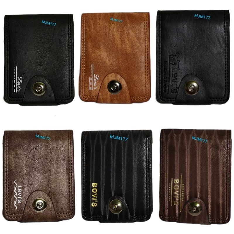 Jual Dompet pria kancing | Shopee Indonesia