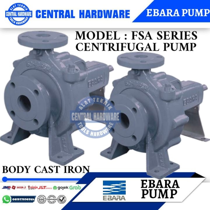 Jual EBARA CENTRIFUGAL 50x40 FSHA PUMP ONLY CAST IRON GLAND PACKING | Shopee Indonesia