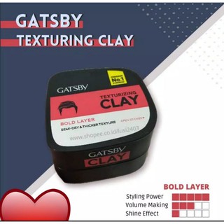 Jual Gatsby Texturizing Clay Styling Minyak Rambut 75 Gr Indonesia ...
