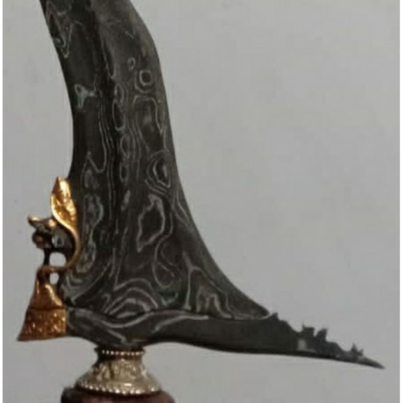 Jual Keris Nogo Siluman Tangguh Sepuh Kepala Naga Berlapis emas murni ...