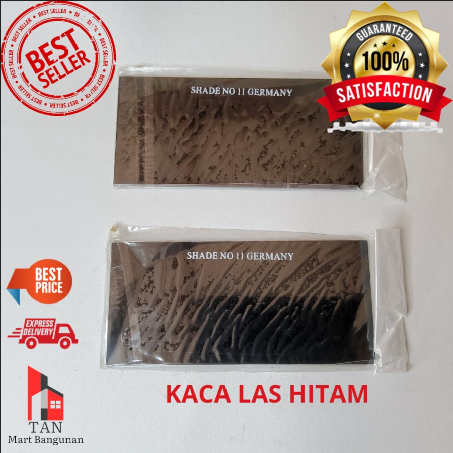 Jual Kaca Las Hitam NO 11 Kaca Kedok Las Din 11 Aulektro Welding Glass ...