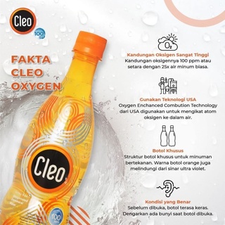 Jual Cleo Oxygen Air Mineral Botol 500ml 1 Dus 24 Pcs | Shopee Indonesia