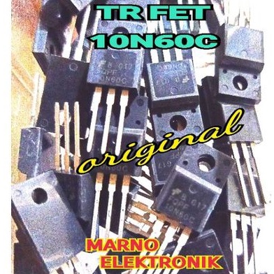 Jual TRANSISTOR TR MOSFET TR FET 10N60 FQPF 10N60C FQPF10C60 ORIGINAL ...