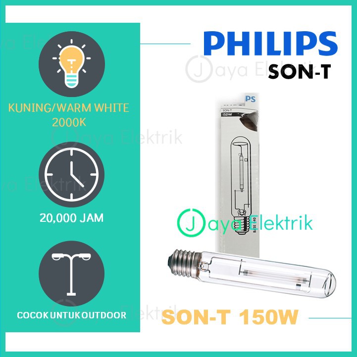 Jual Lampu PHILIPS SON-T SONT 150W 150 W 150Watt Watt E E40 2000k ...