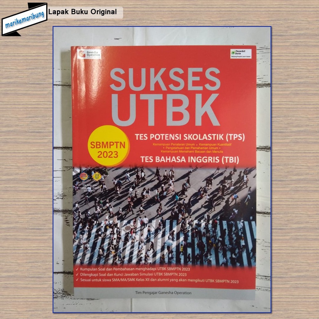 Jual [Terbaru] Buku TPS dan TBI UTBK SBMPTN 2023 by Ganesha Operation | Shopee Indonesia