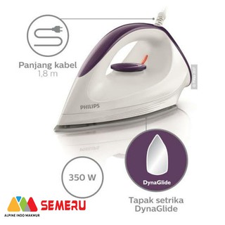 Jual PHILIPS Setrika Affinia GC-160 Ungu 350 Watt | Shopee Indonesia
