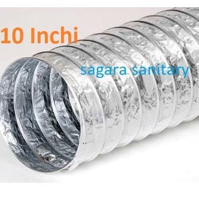 Jual Flexible ducting 10 inchi / pipa flexible 10" cerobong asap ...