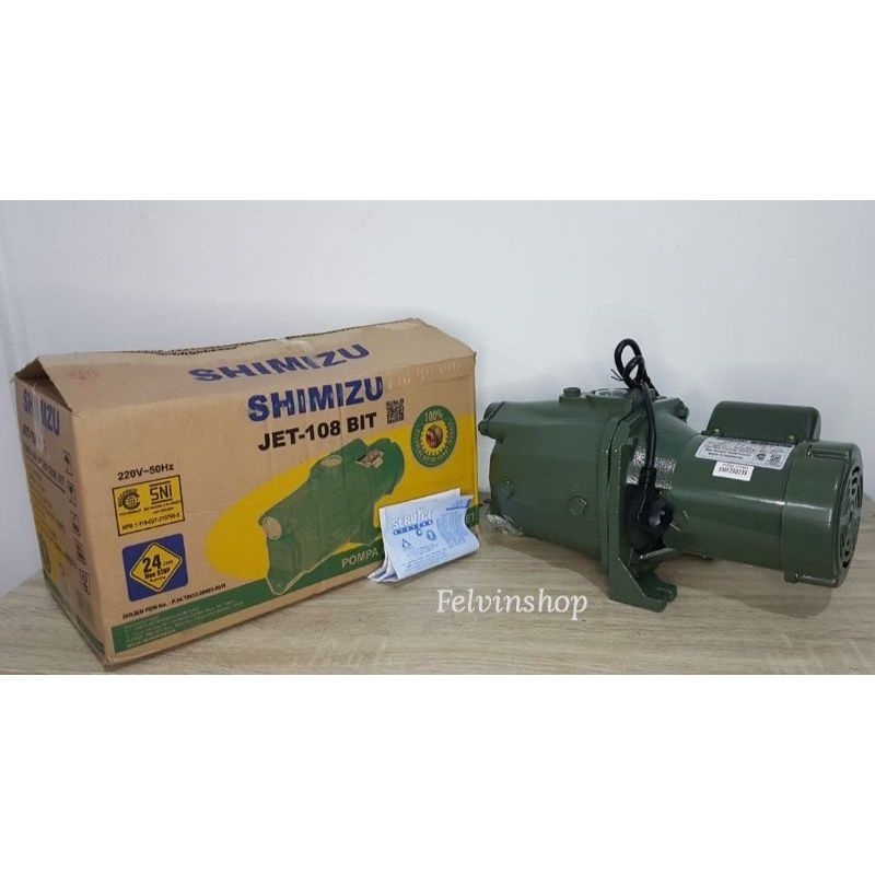 Jual POMPA AIR SHIMIZU SEMI JET - 108 BIT (FREE SOK DRAT LUAR,SEALTAPE DAN LEM PRALON) | Shopee ...