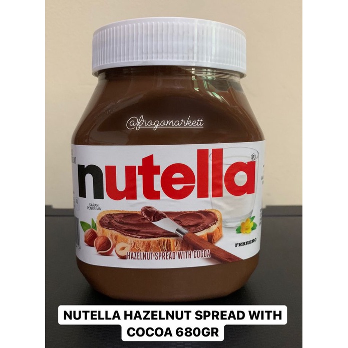 Jual Selai Roti Nutella Hazelnut Spread With Cocoa 680gr Indonesia ...