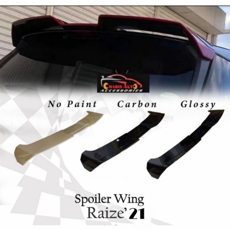 Jual SPOILER RAIZE ROCKY 2021 UP ORI IMPORT PERFECT FITMENT | Shopee ...