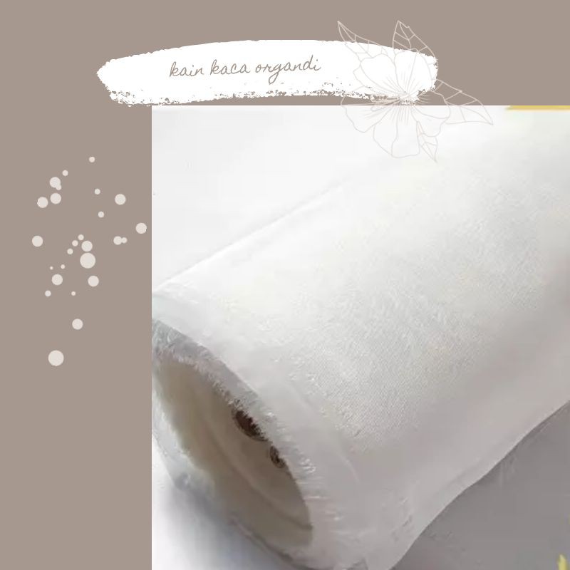 Jual Kain kaca Organdi Lebar 150 Cm | Shopee Indonesia