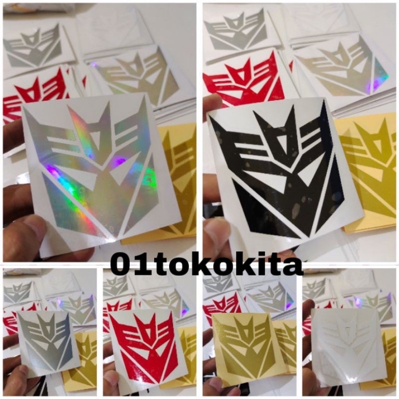 Jual Cutting Sticker Transformer Decepticons Logo Stiker Cuting Logo ...