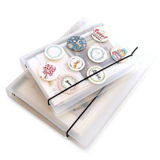 Jual Buku Binder Transparan Matte Ukuran A5/ A6/ A7/ A4/ B5 - Binder PC ...