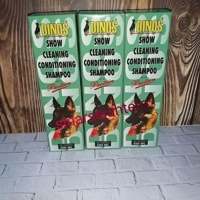 Jual Shampoo Dinos Show Cleaning Conditioning 500 ml Shampoo Anjing ...