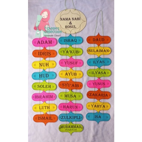 Jual Nama-Nama Nabi&Rasul | Shopee Indonesia