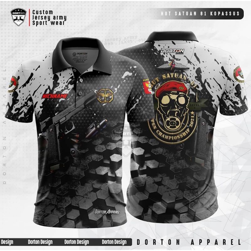 Jual Jersey Custom Satuan 81 - Jersey Menembak - Shooter - Shooting ...