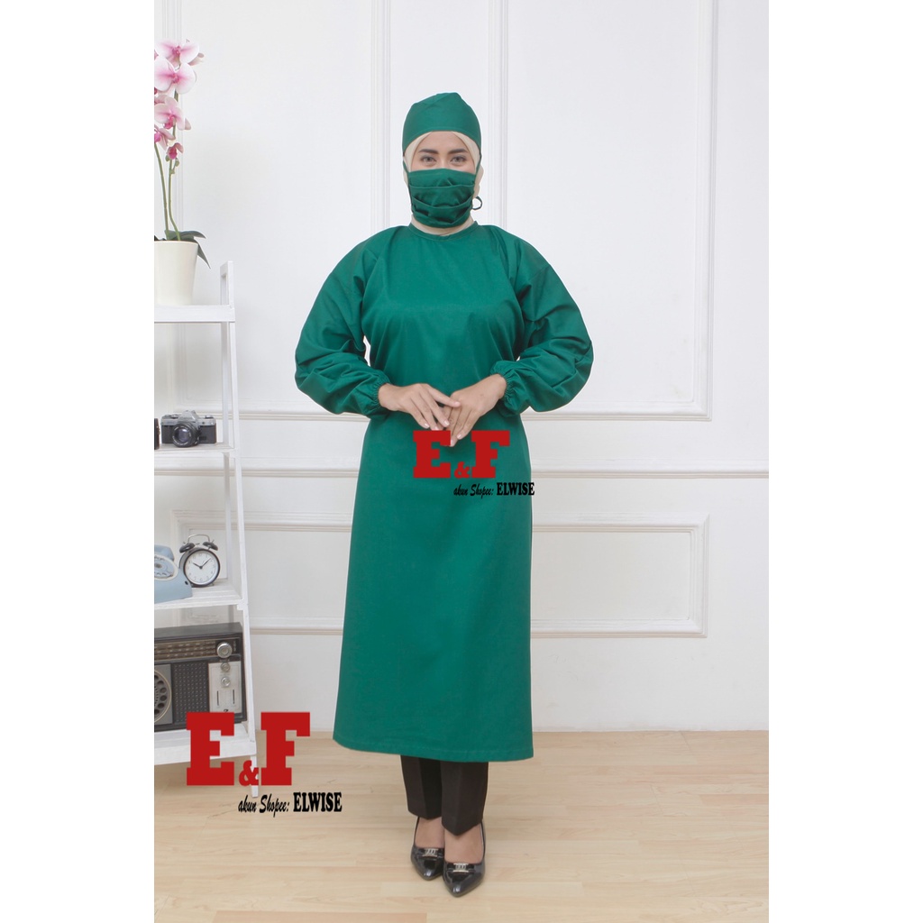 Jual JUBAH OPERASI | BAJU OPERASI | GOWN DRILL | BAJU BEDAH |JUBAH ...
