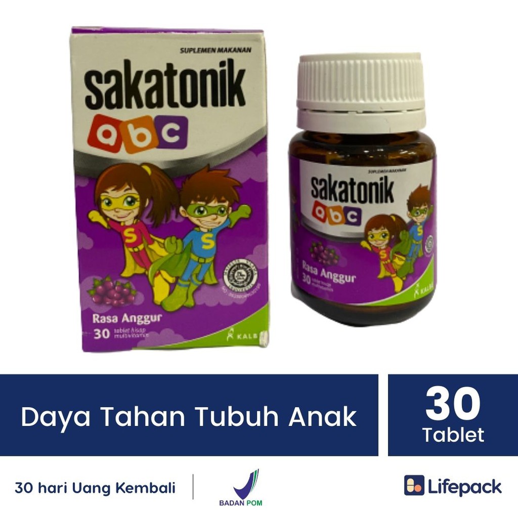 Jual Sakatonik ABC 30 Tablet - Multivitamin Anak - LIFEPACK Indonesia ...