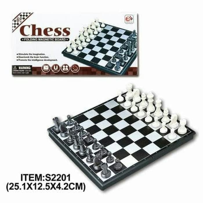 Jual Mainan Chess Folding Magnetik Board - Catur Magnet ( S2201 ...