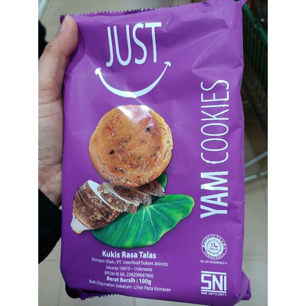 Jual Yam Cookies / Taro Cookies / Biskuit Kukis Rasa Talas / Kue Keladi ...
