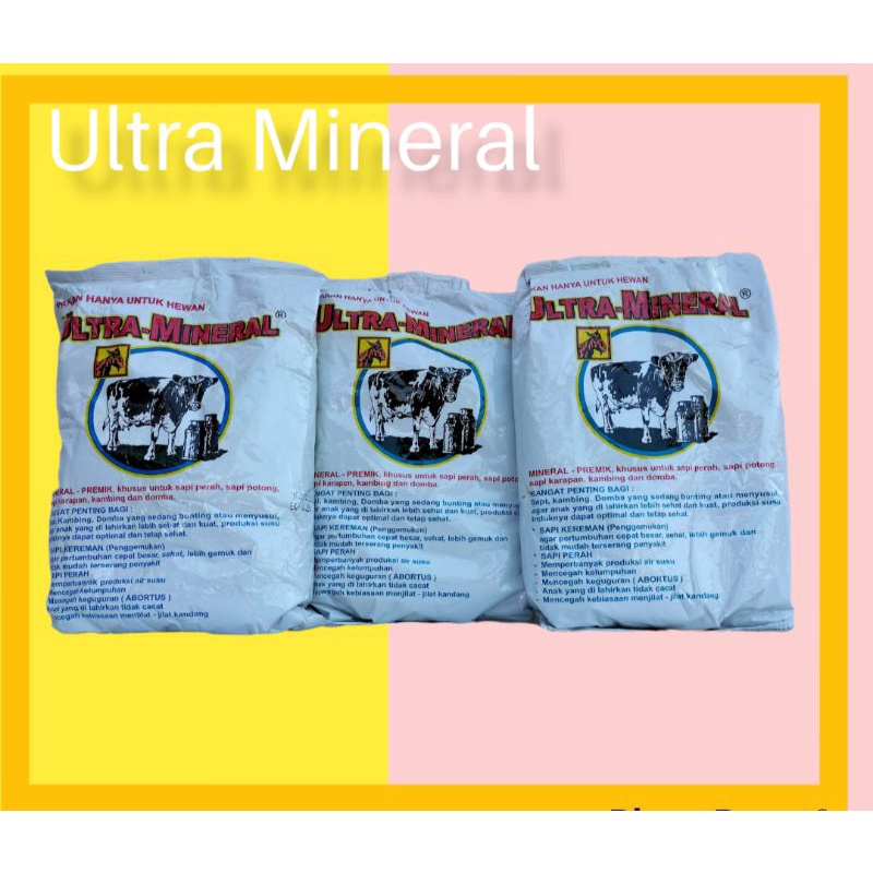 Jual Ultra Mineral 1 kg/Mineral suplemen Penggemuk Sapi Kambing Ternak ...