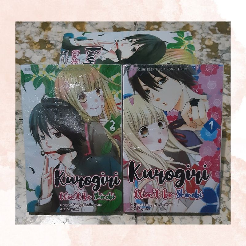 Jual KOMIK SERI : Kurogiri Won`t Be Shinobi - Kon Nonko, Sayoshi SET 1 - 2 TAMAT | Shopee Indonesia