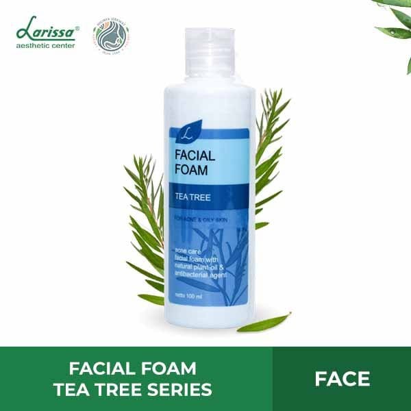 Jual Larissa Facial Foam Tea Tree Larissa Sabun Wajah Jerawat dan Wajah Berminyak | Shopee Indonesia
