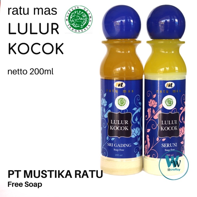 Jual MUSTIKA RATU Lulur Kocok Ratu Mas 200ml | Shopee Indonesia