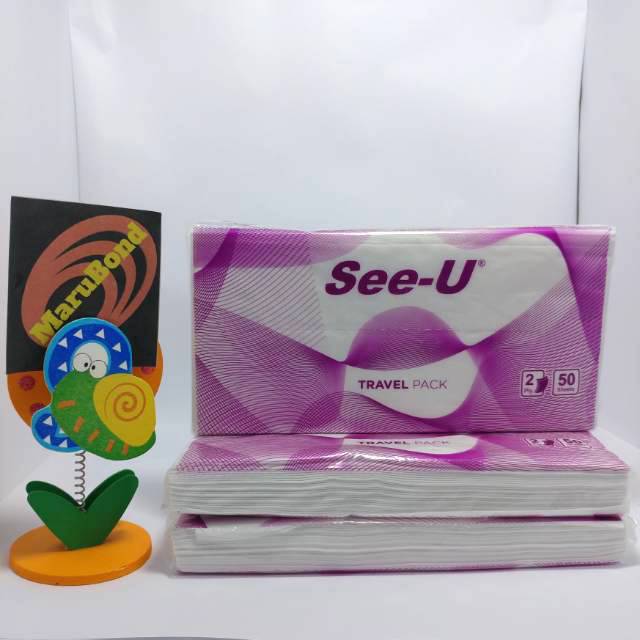 Jual Tissue See-U 2ply ukuran Travel Pack (isi 50 sheets) | Shopee ...