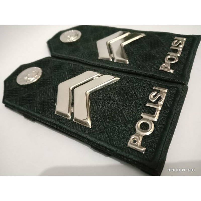 Jual TPU cor Briptu Pangkat Pdu cor Briptu|Tanda Pangkat Upacara Briptu ...